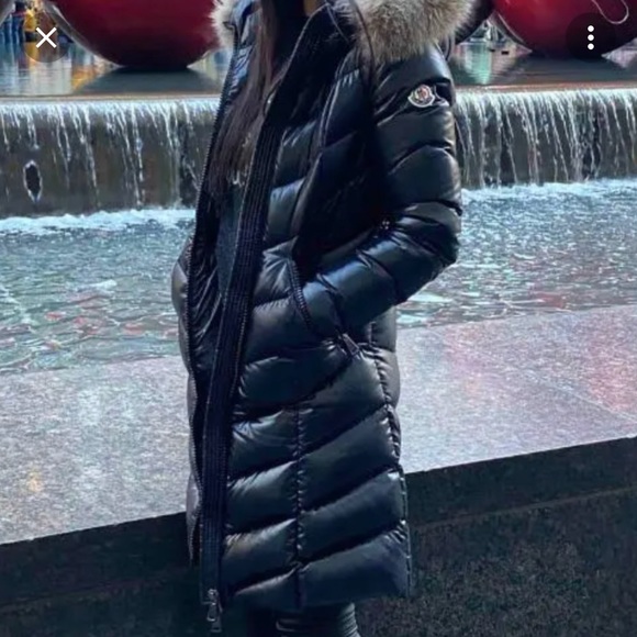 Moncler | Jackets & Coats | Authentic Monclear Long Winter Coat With Fur | Poshmark